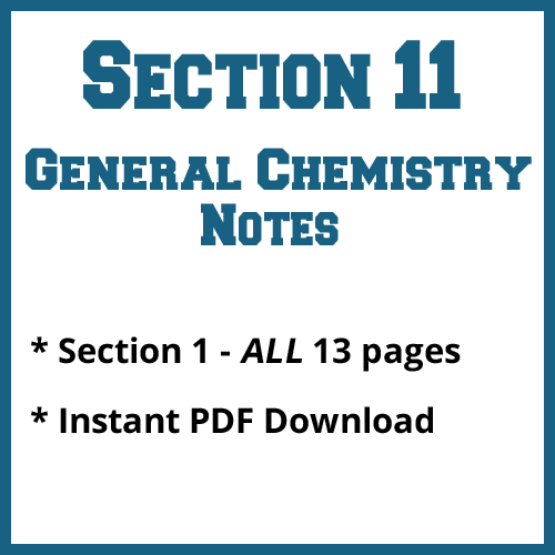 Section 11 Notes - Solutions and Their Properties