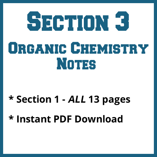 Section 3 Notes - Stereochemistry of Alkanes and Cycloalkanes