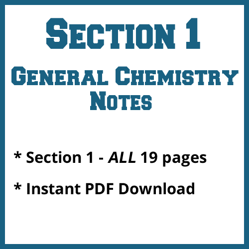 Section 1 Notes - Foundations of Chemistry